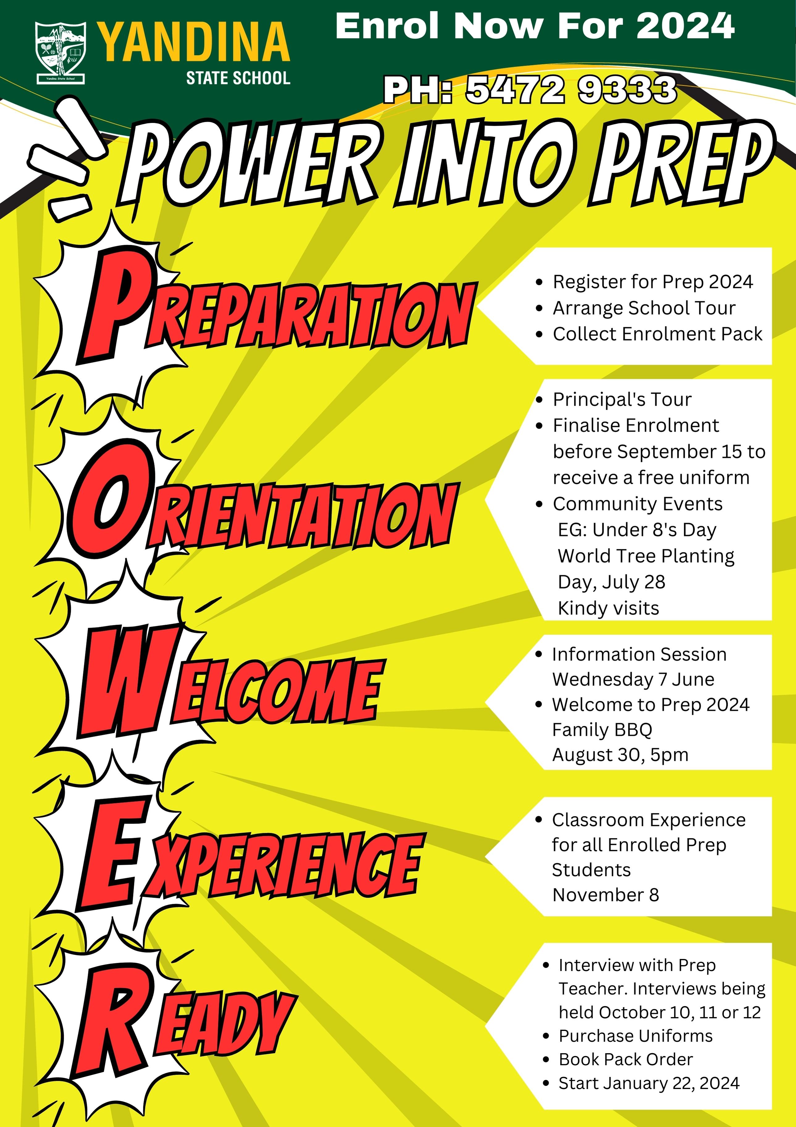 POWER INTO PREP 2024